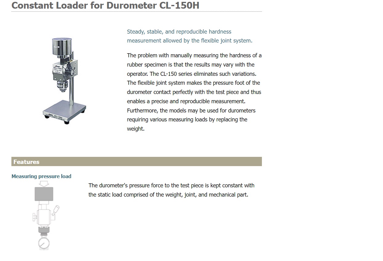 Ichiban Precision Sdn Bhd - Asker - Asker Constant Loader for Durometer